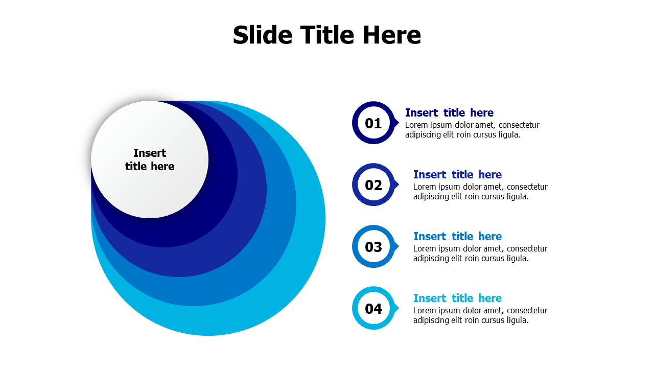 5 steps half-circle shapes infographic Inforgraphics & Slides
