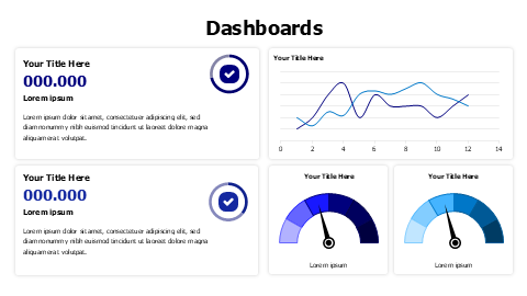 Layout de Dashboard de Análise com Múltiplos Wi… | PPT Design