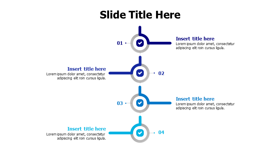 3 twisted stripes with numbering infographic Inforgraphics & Slides