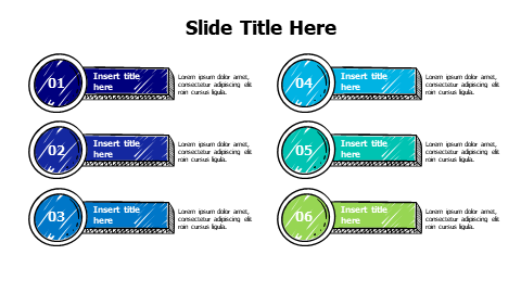 4 gradient stripes with icons infographic Inforgraphics & Slides