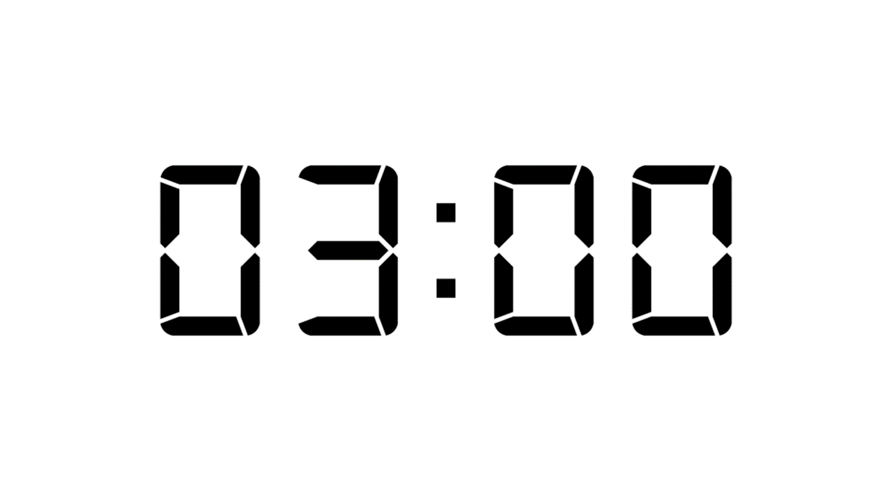 3 Minutes Timer Inforgraphics Slides