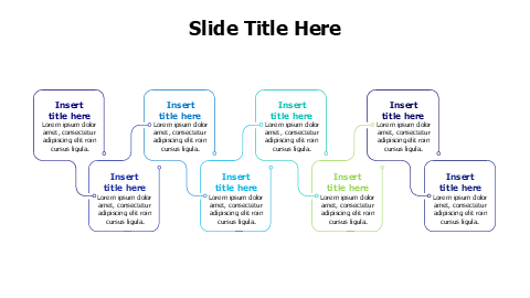 8 points tech squares infographic Inforgraphics & Slides