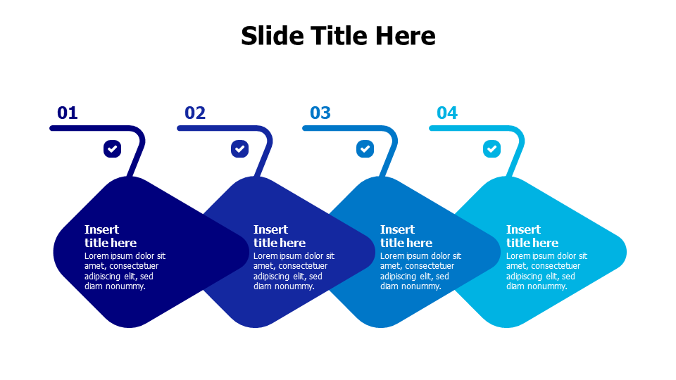 4 points editable ranking infographic Inforgraphics & Slides