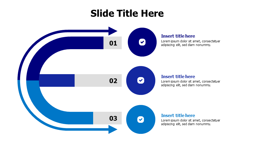 4 buttons on a zigzag line infographic Inforgraphics & Slides