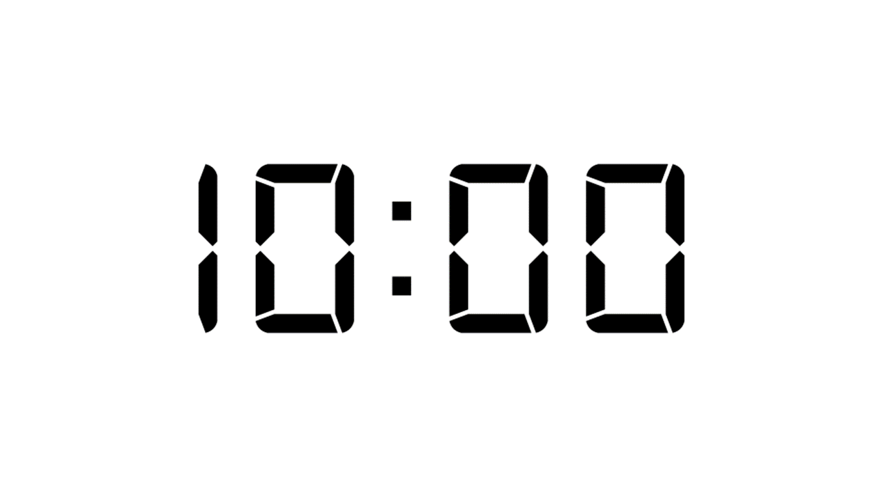 10 Minutes Timer Inforgraphics Slides