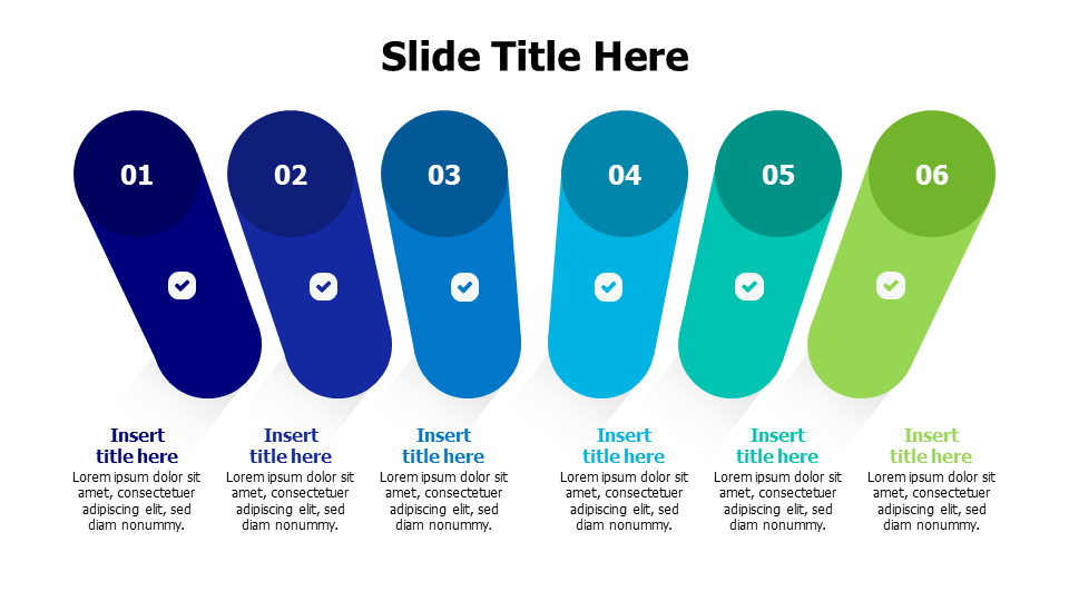 4 points 3D steps Inforgraphics & Slides