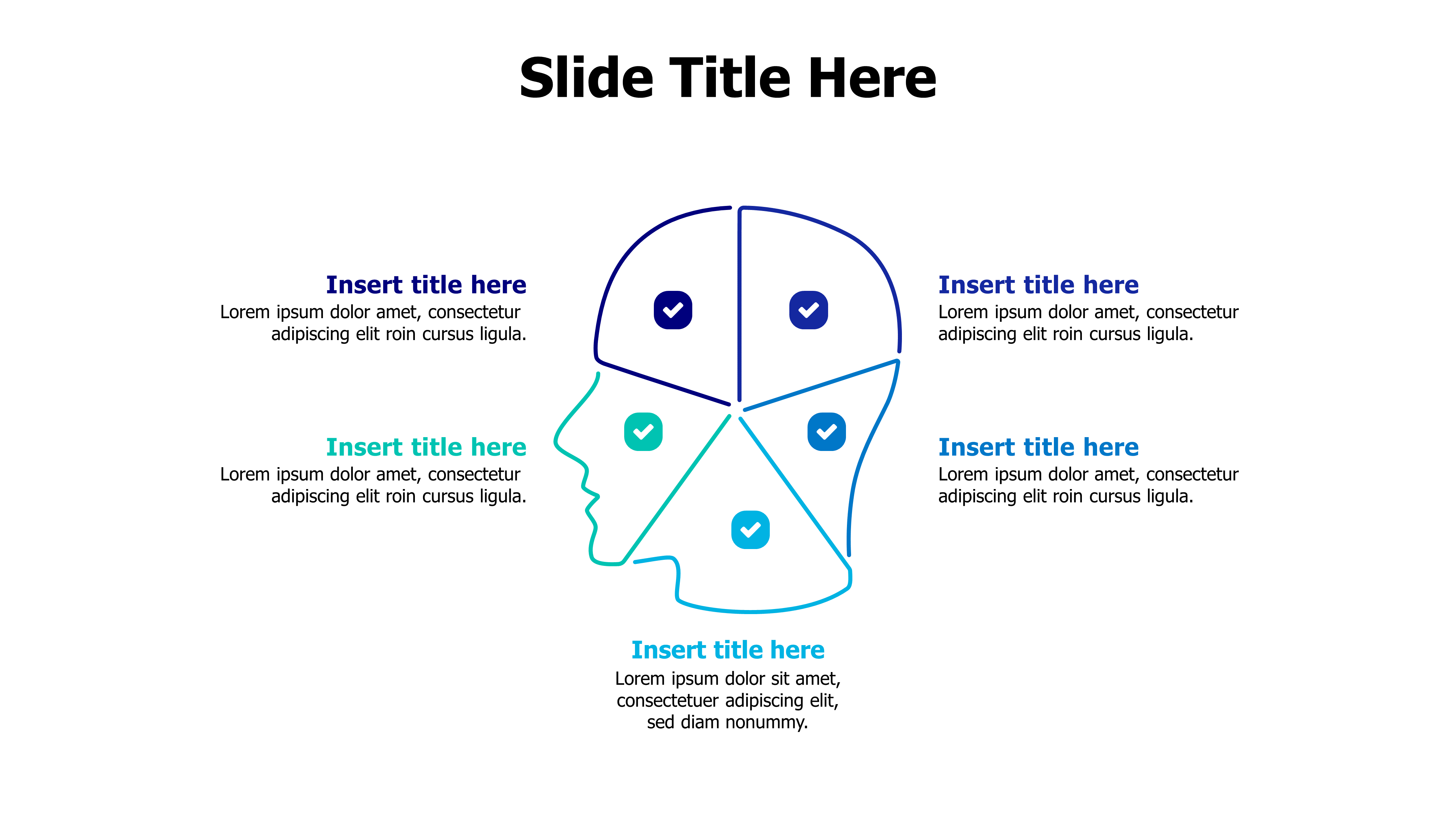 4 points round infographic 4 Inforgraphics & Slides