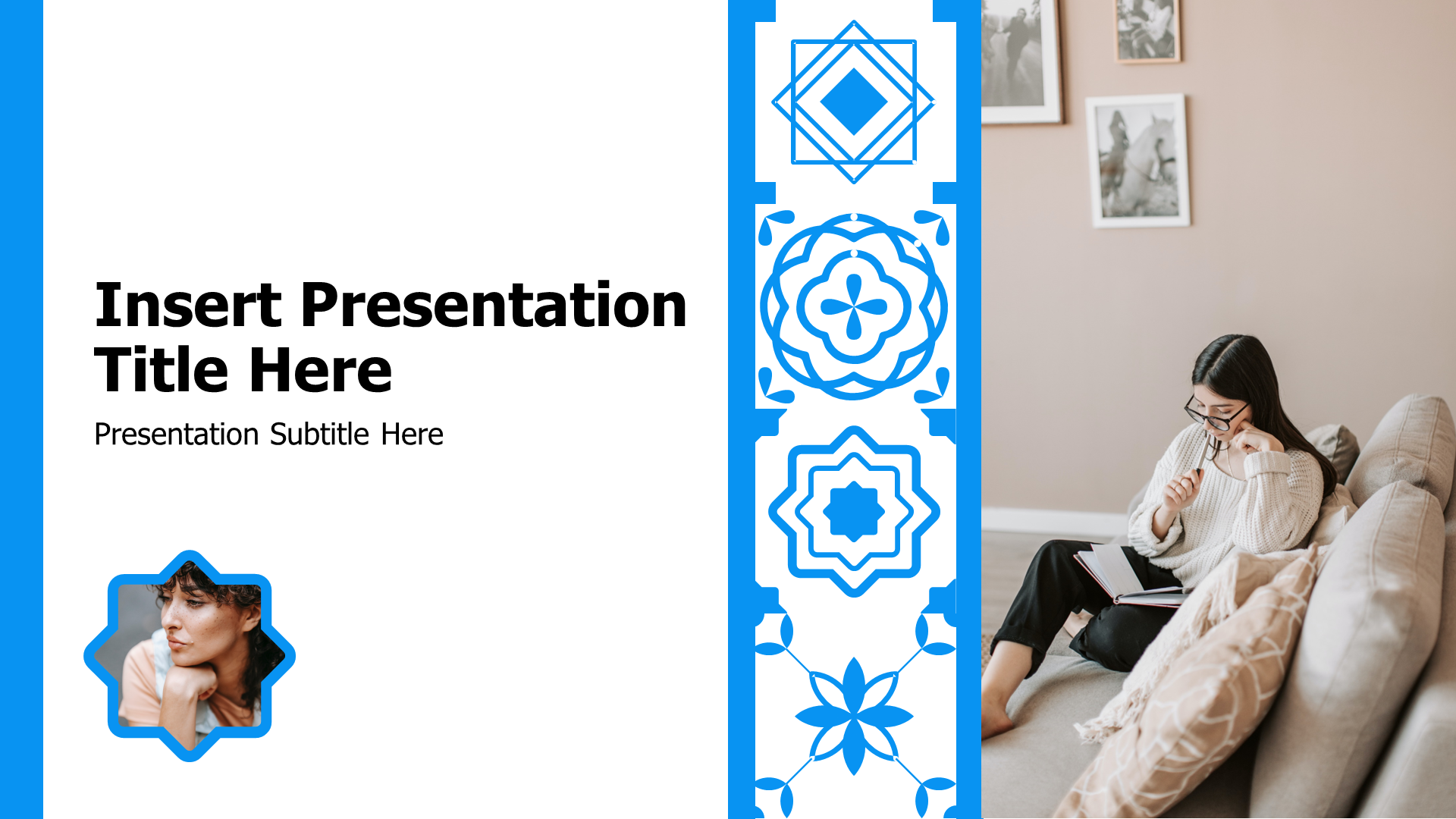 Circles themed cover design Inforgraphics & Slides