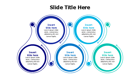 6 points doodle content columns infographic Inforgraphics & Slides