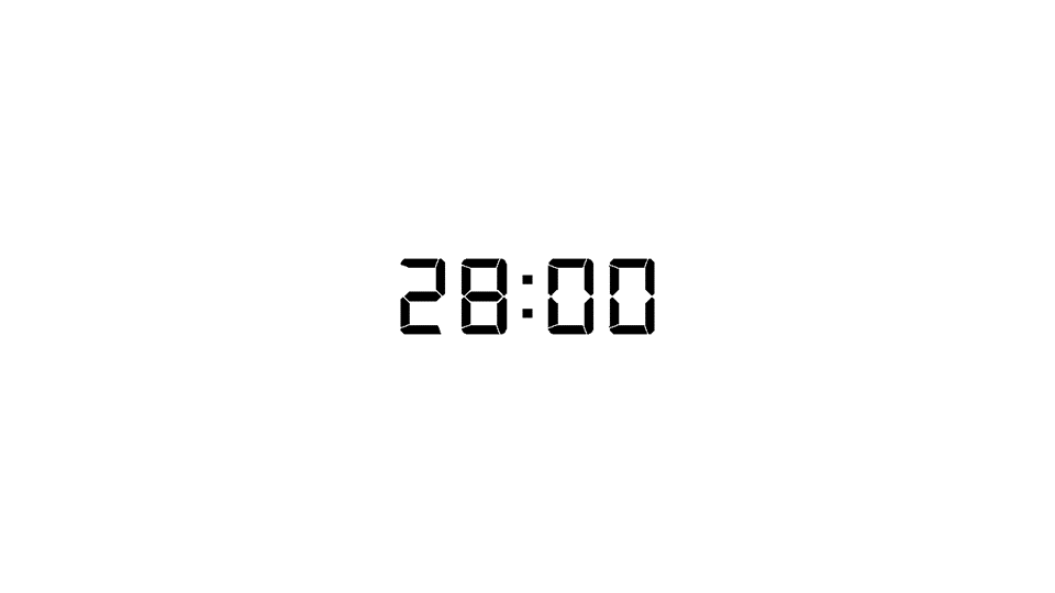 28 Minutes Timer 5093 Powerpoint Template