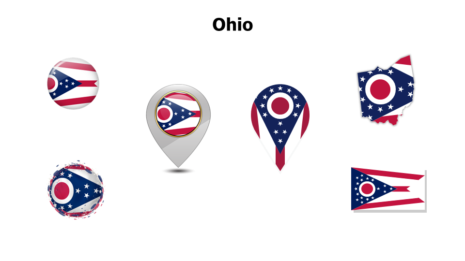 Ohio State flag-3965 Infographics & Slides | PowerPoint & Google Slides ...