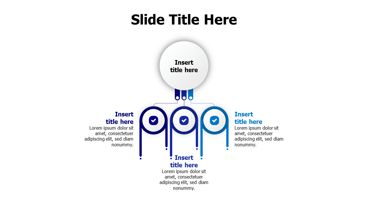 3 pointes branching lines with icons and numbering infographic-4349 ...